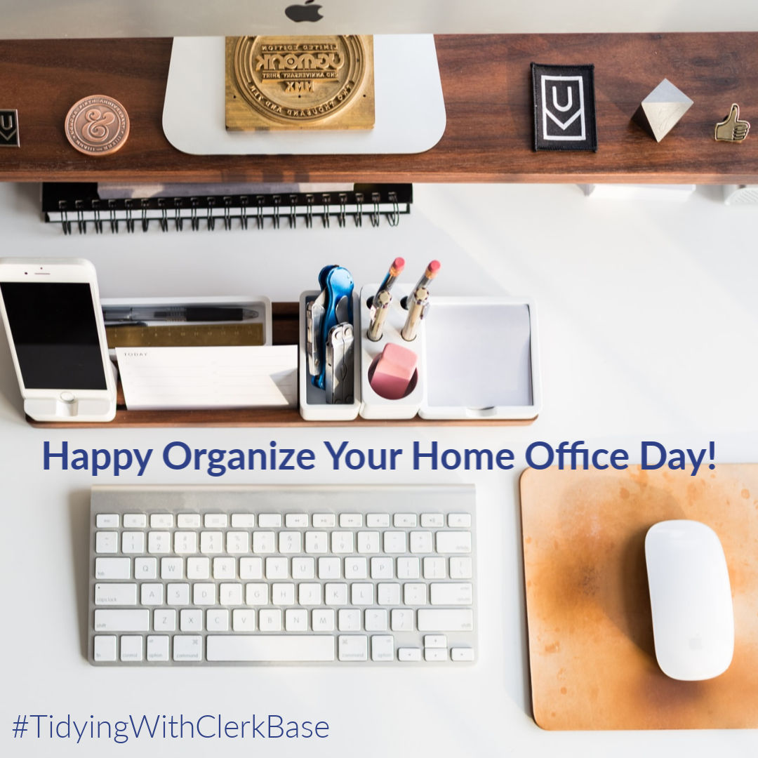 #TidyingWithClerkBase - Desk Organizing Hacks - ClerkBase